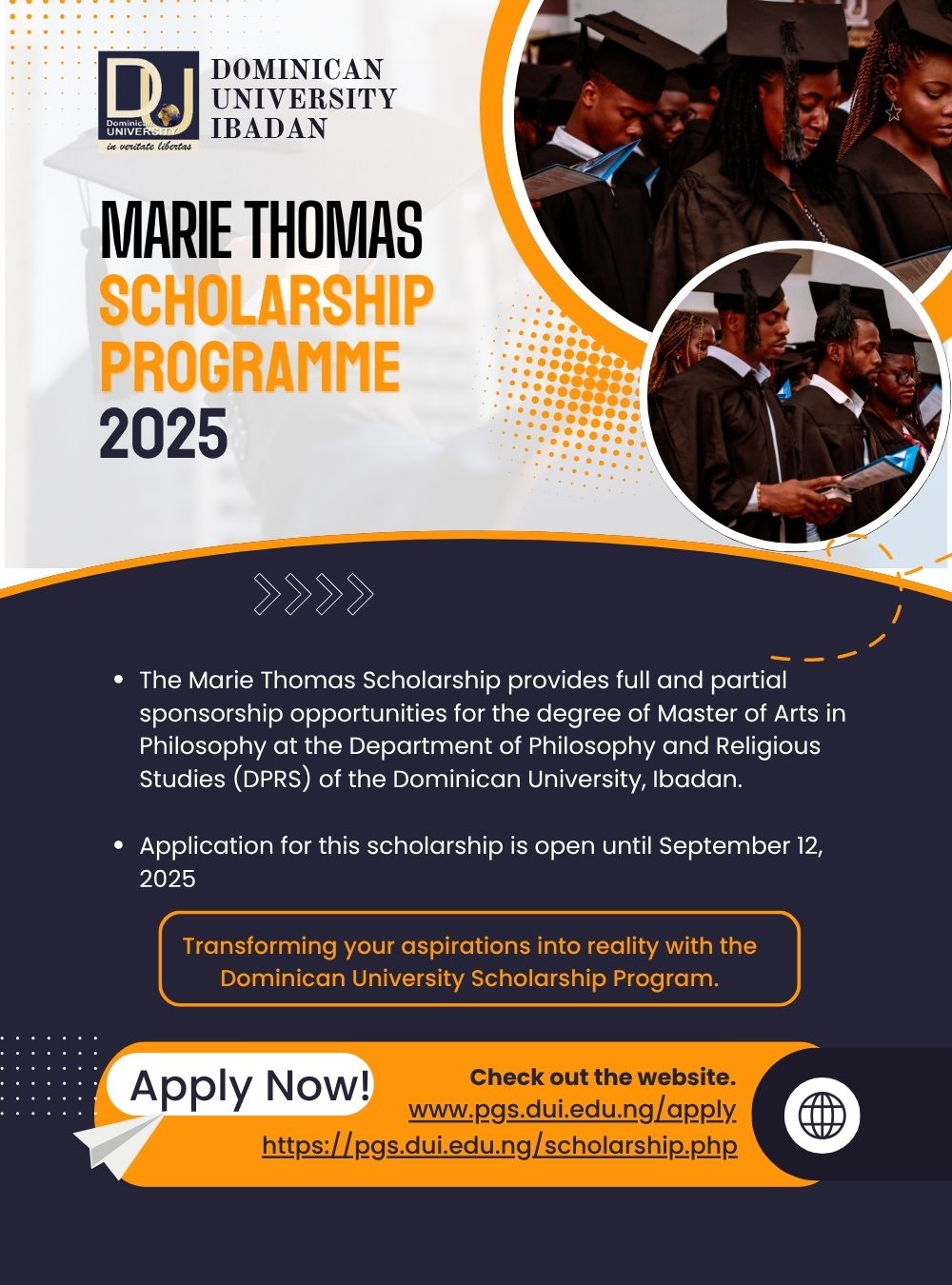 DIRECTORATE OF POSTGRADUATE STUDIES